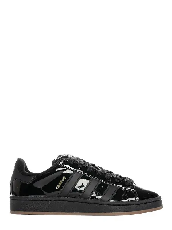 Adidas Campus 00s Black Patent Leather Sneakers - Core Black