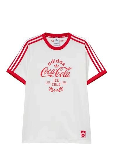 Adidas X Cocacola Classic Sport Cali T-shirt - White