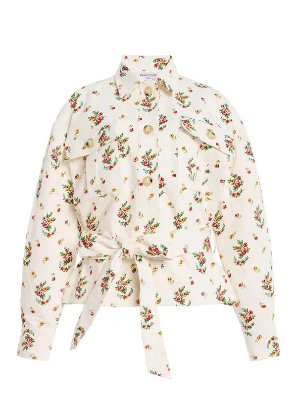 Françoise Wanda Cotton Print Overshirt - Floral