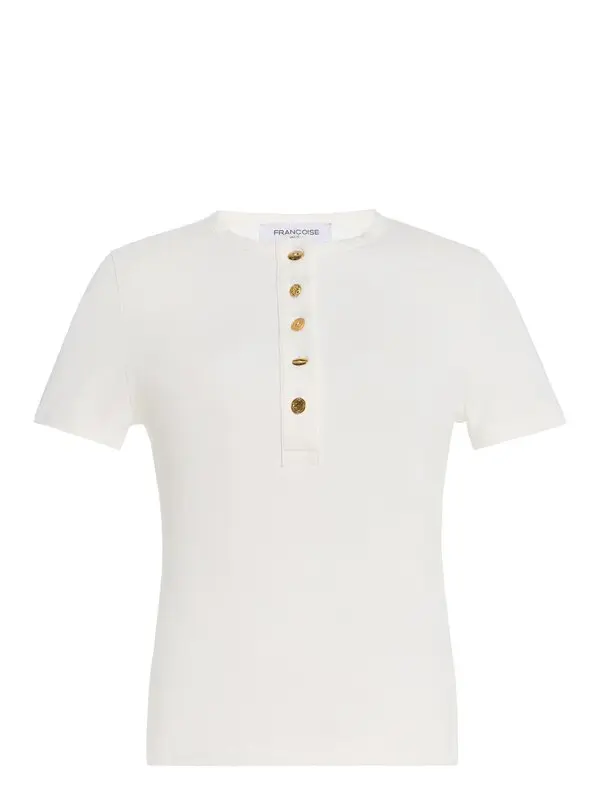 Françoise Luca Cotton T-shirt - White