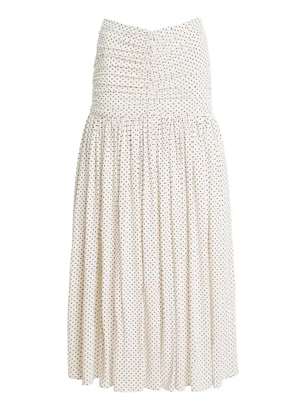 Françoise Nora Midi Skirt - Black/white