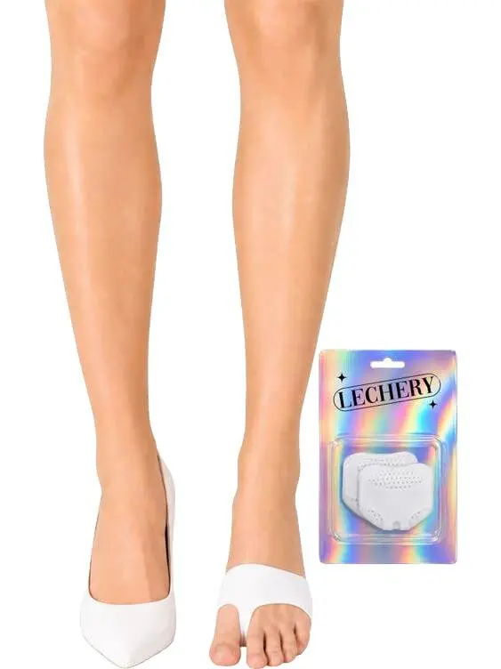LECHERY® 2-pack Anti-slip Forefoot Protective Pads - White