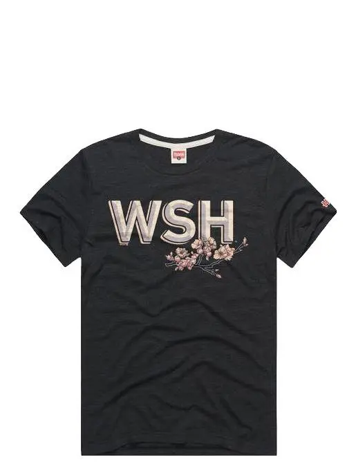 HOMAGE Washington Nationals Tri-blend Hyperlocal T-shirt - Charcoal