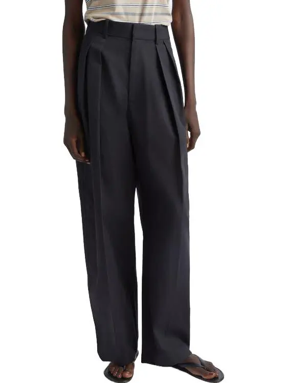 KALLMEYER Joel Pleated Trousers - Black