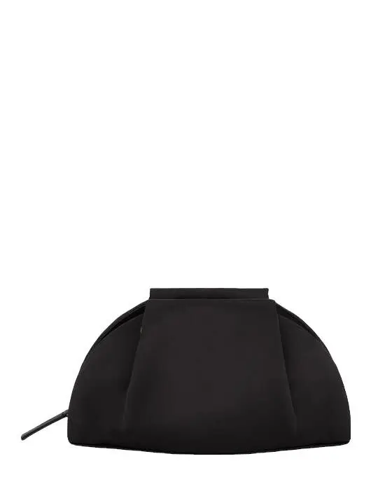 Vince Ava Satin Clutch - Black