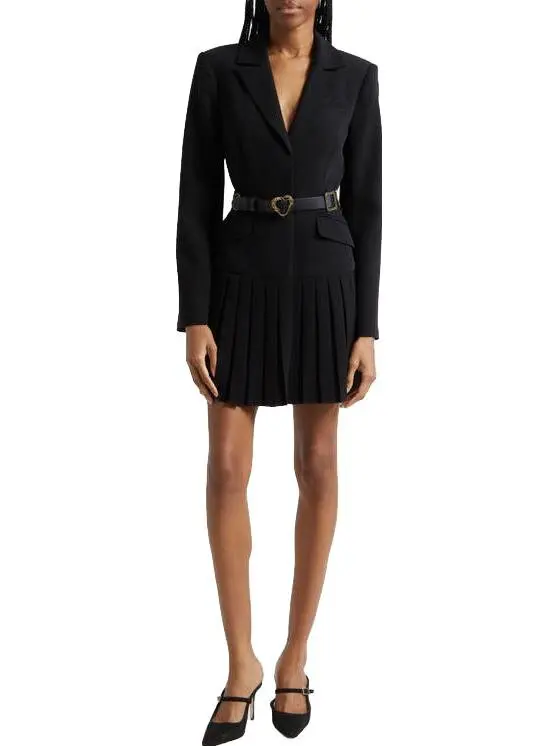 Cinq À Sept Saule Belted Blazer Minidress - Black
