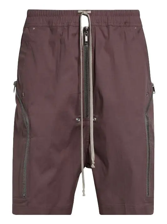 Rick Owens Heizer Poplin Shorts - Grape