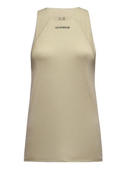 GOREWEAR Contest 2.0 Singlet Lightweight Performance Tank - Tech Beige