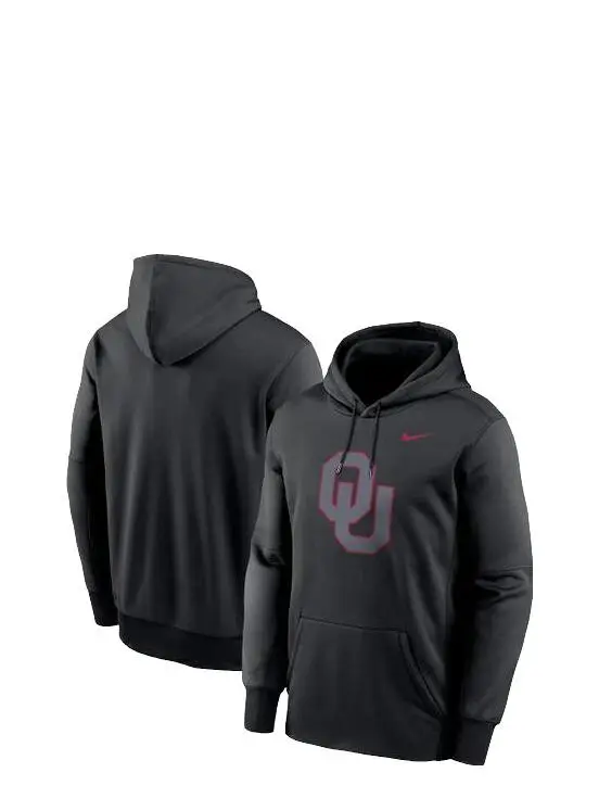JORDAN BRAND Oklahoma Sooners Color Pop Performance Fleece Pullover Hoodie - Black
