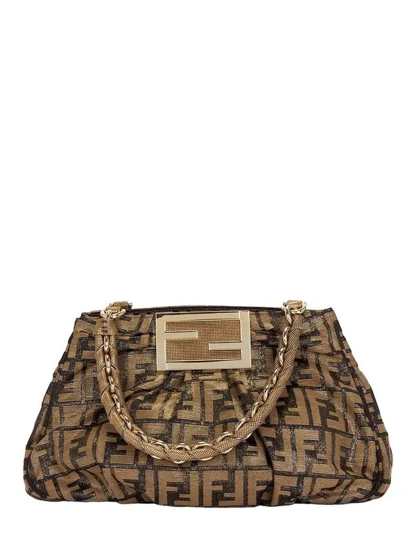 FWRD RENEW Fendi Zucca Mia Tote Bag - Brown