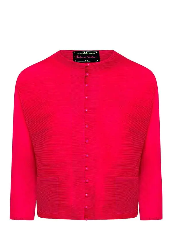 BEATRICE VON TRESCKOW Fearne Dolman Cardigan - Red