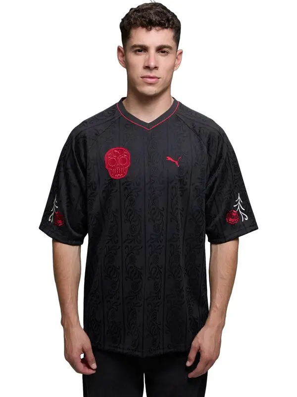 PUMA Dia De Muertos Relaxed T-shirt - Black