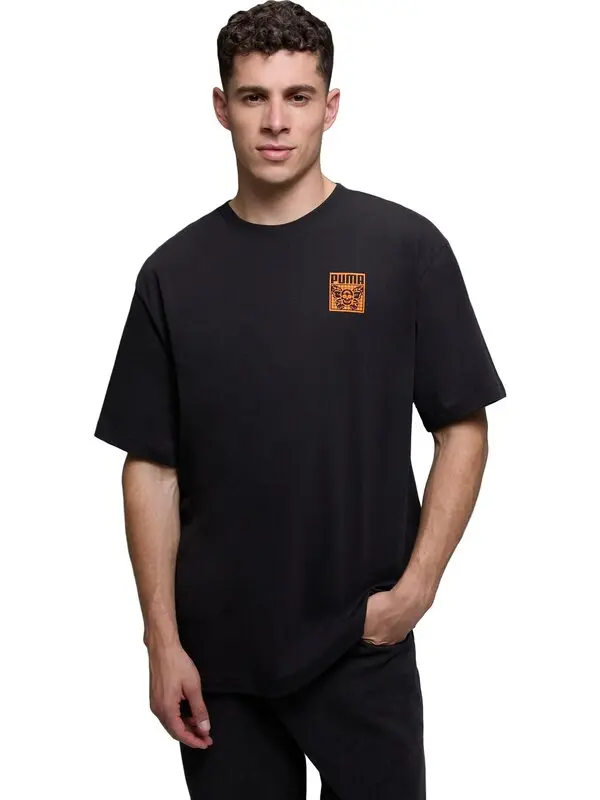 PUMA Dia De Muertos Graphic T-shirt - Black