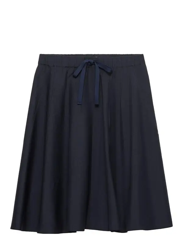 Prada Light Mohair Skirt - Blue