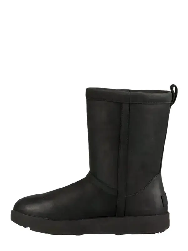 UGG Classic Short Ii Leather Boots - Black