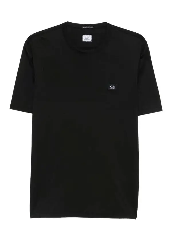 C.P. COMPANY Logo-patch T-shirt - Black