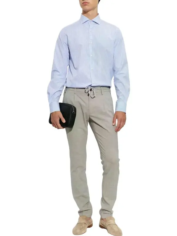Paul & Shark Striped Cotton Shirt - White