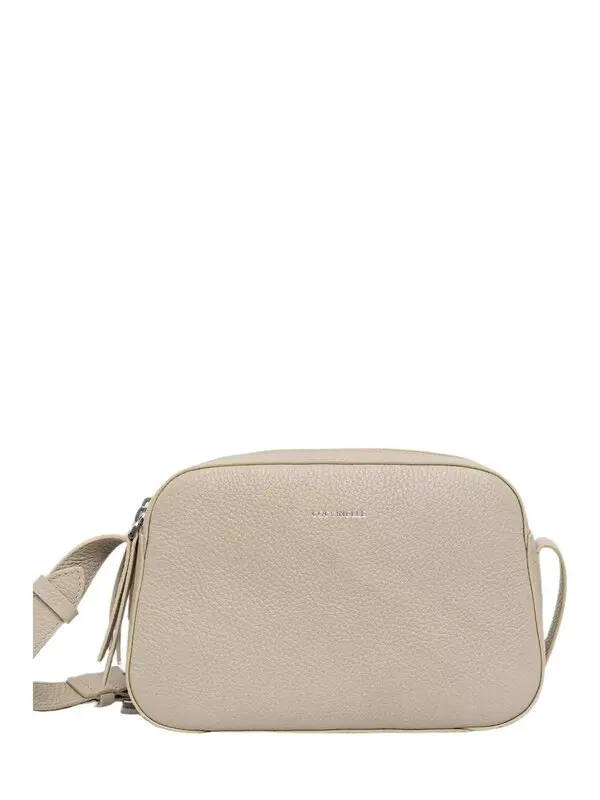 COCCINELLE Grainy Leather Camera Bag - Neutrals