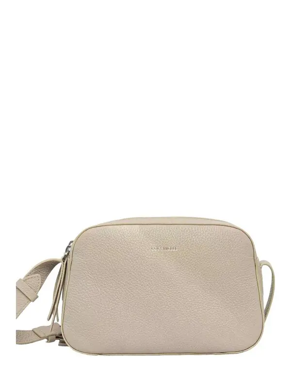 COCCINELLE Grainy Leather Camera Bag - Neutrals