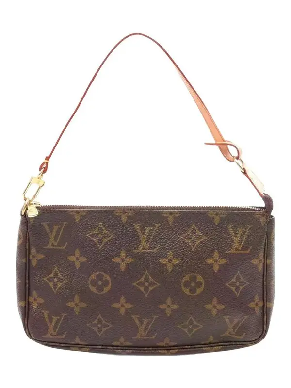LOUIS VUITTON Monogram Pochette Accessoires Shoulder Bag - Brown