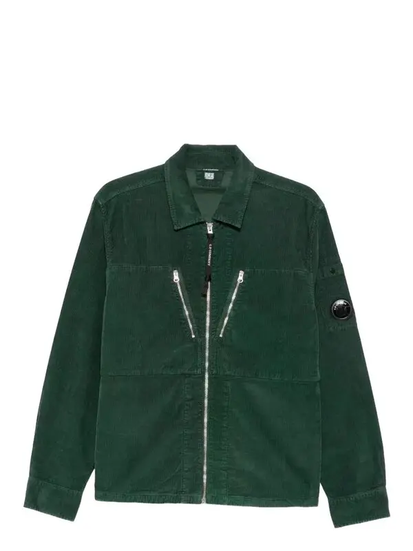 C.P. COMPANY Corduroy Shirt Jacket - Green