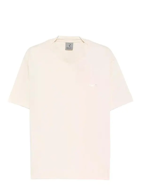 RHUN Logo-patch T-shirt - Neutrals