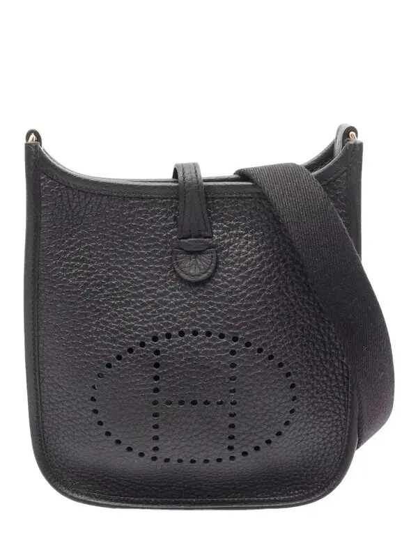 Hermès Clemence Evelyne Amazone 16 Crossbody Bag - Black