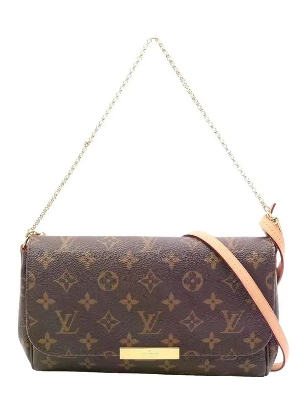 LOUIS VUITTON Monogram Favorite Mm Satchel - Brown