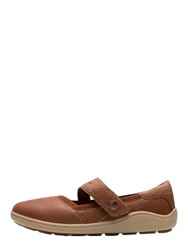 Clarks Bryianne Janey Touch-strap Ballet Flats - Brown