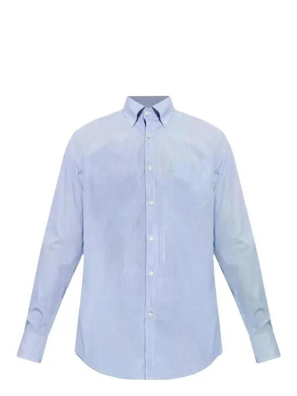 Paul & Shark Striped Button-down Shirt - Blue