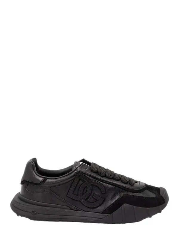 Dolce & Gabbana Dg Athletic Logo Low-top Sneakers - Black