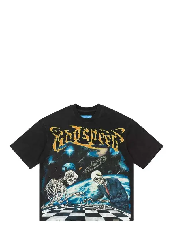 GODSPEED Checkmate Graphic-print T-shirt - Black