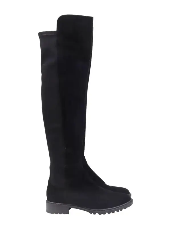 STUART WEITZMAN Knee-high Suede Boots - Black