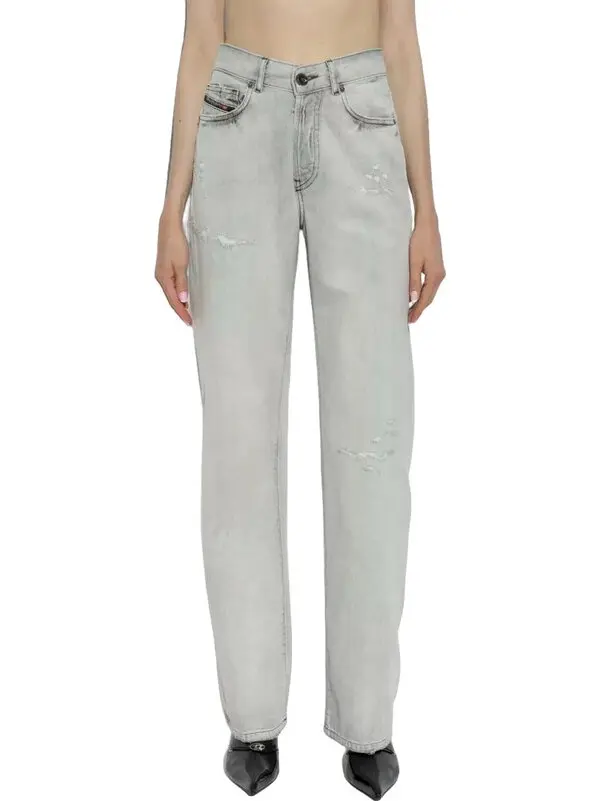 DIESEL® 1971 D-sent Distressed Jeans - Grey