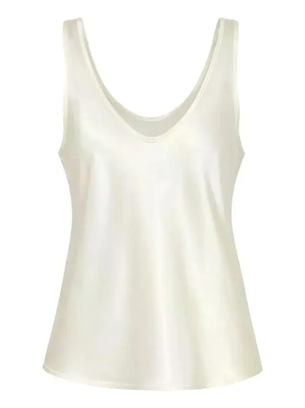 Enza Costa Silk Tank Top - White