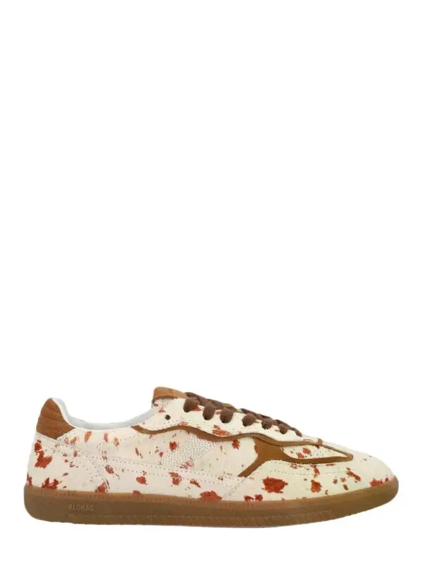 ALOHAS Animal Print Leather Sneakers - Neutrals