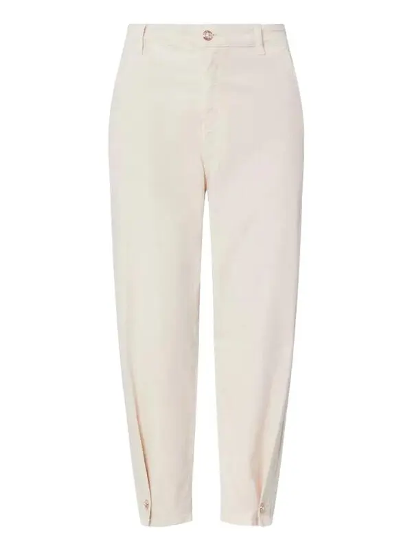 Liu Jo Boyfriend Velvet Trousers - Neutrals