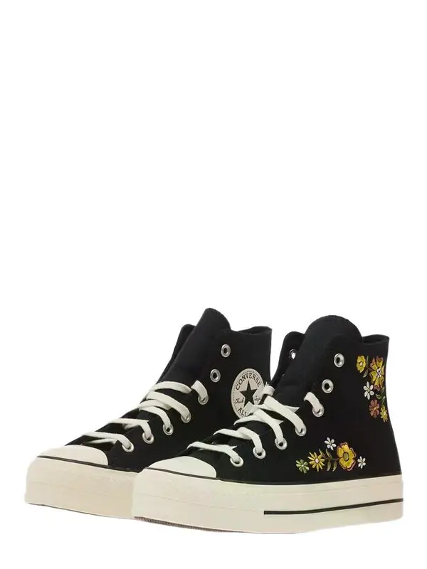 CONVERSE Chuck Taylor All Star Embroidered High Top Sneakers - Black