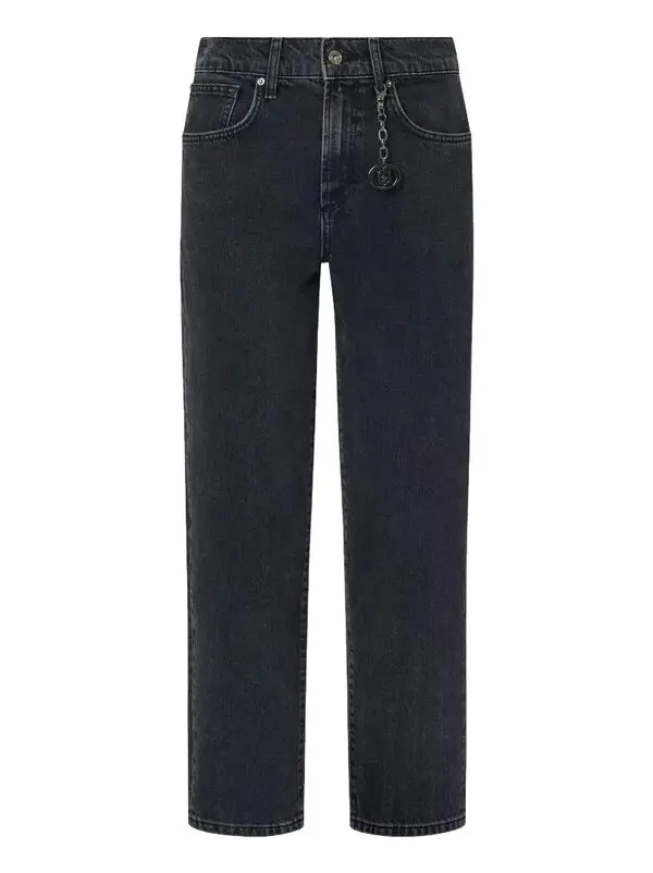 Liu Jo Boyfriend Jeans With Distressed Details - Black