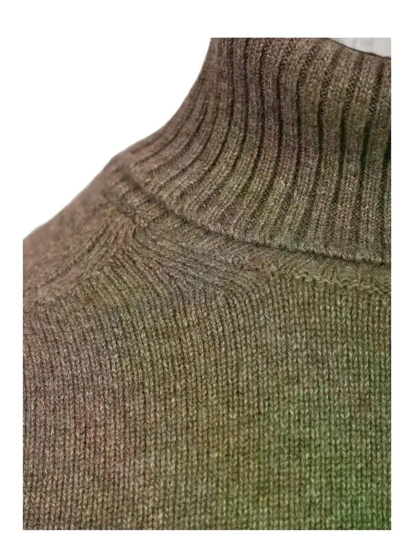 Fedeli Cashmere Roll-neck Sweater - Brown