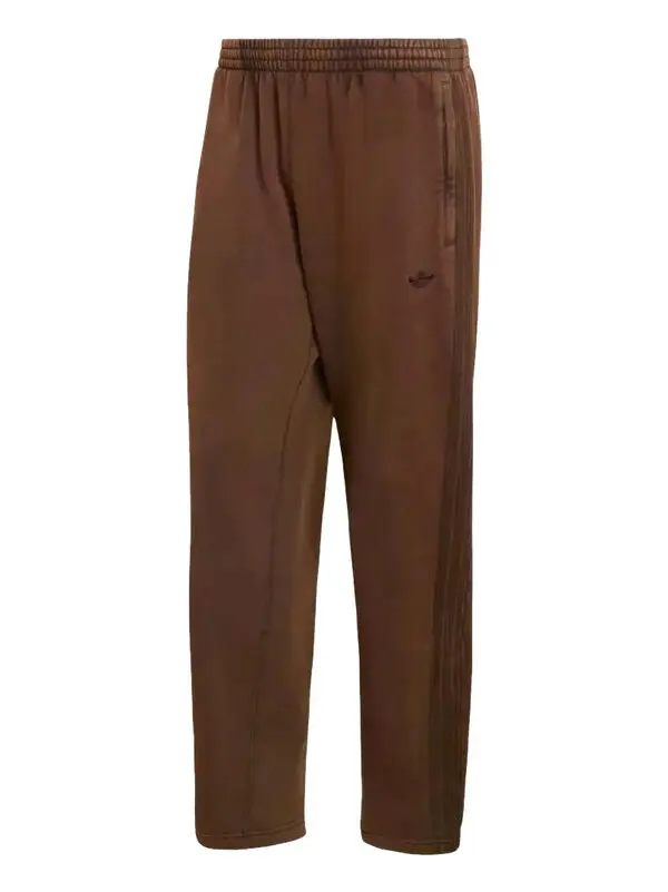 Adidas Logo-embroidered Track Pants - Brown
