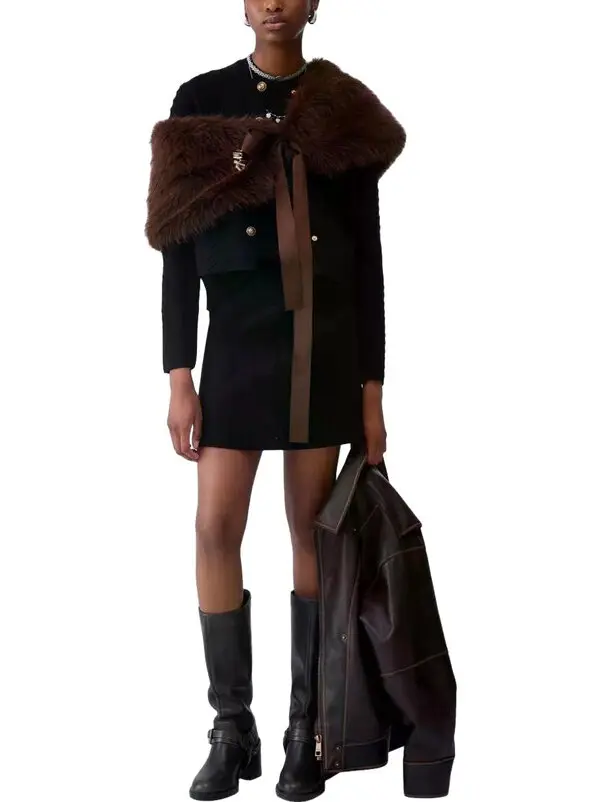 Liu Jo Cardigan With Braided Details - Black