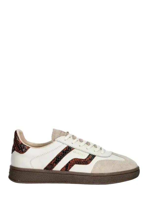 Gant Snakeskin-effect Panelled Sneakers - White