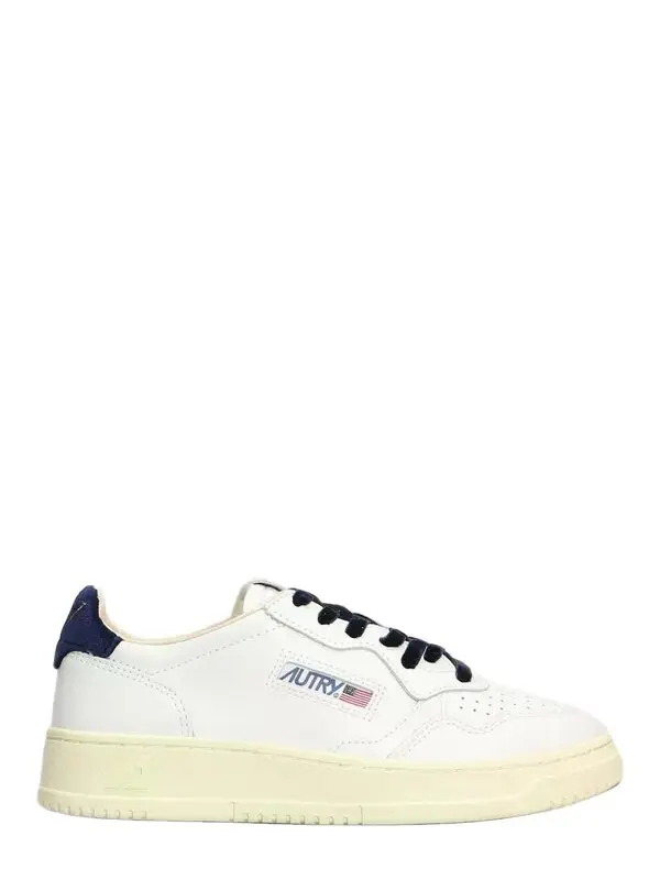 AUTRY Medalist Low Velvet-lace Sneakers - White