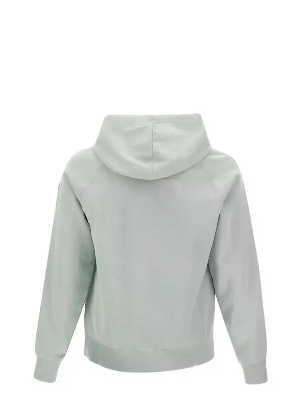 BLAUER. Logo Patch Raglan Sleeve Hoodie - Grey