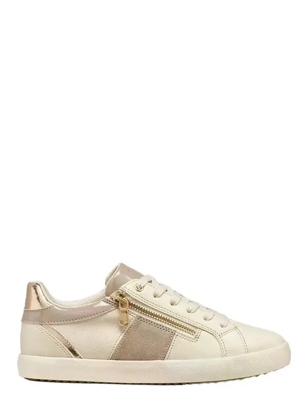 Geox Panelled Zip Detail Sneakers - Neutrals