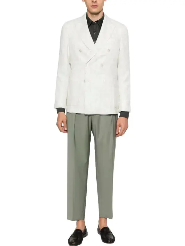 BRIGLIA 1949 Portobello Pleated Trousers - Green