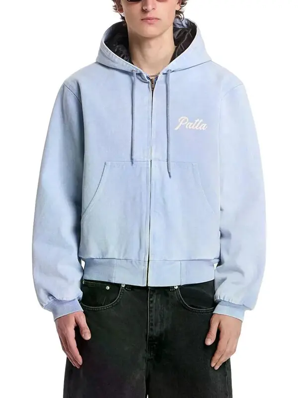 PATTA Peace Hooded Jacket - Blue