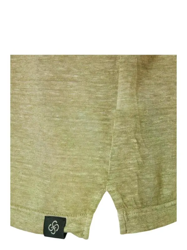 GRAN SASSO Crew-neck Short-sleeve T-shirt - Green