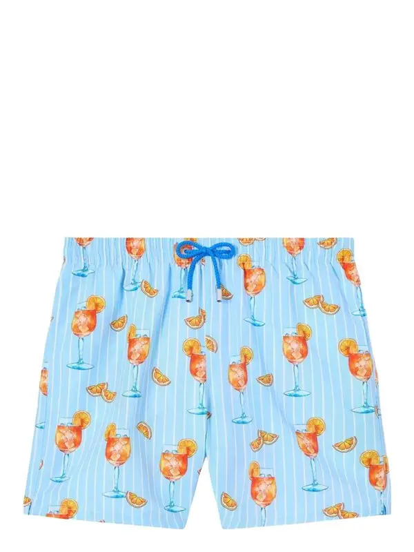 MC2 SAINT BARTH Gustavia Aperol Swim Shorts - Blue